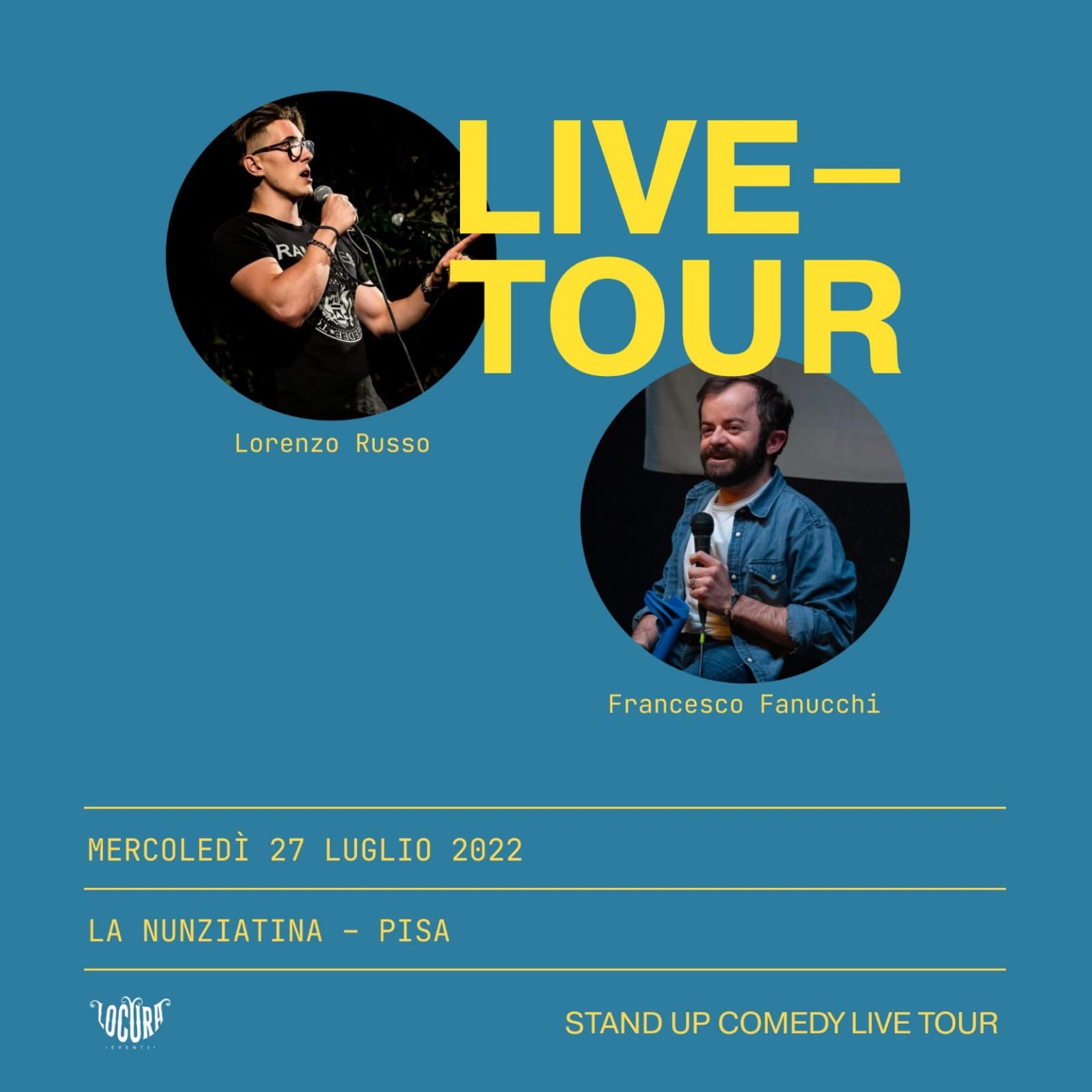 Una serata tutta da ridere al Giardino La Nunziatina con il comico ...