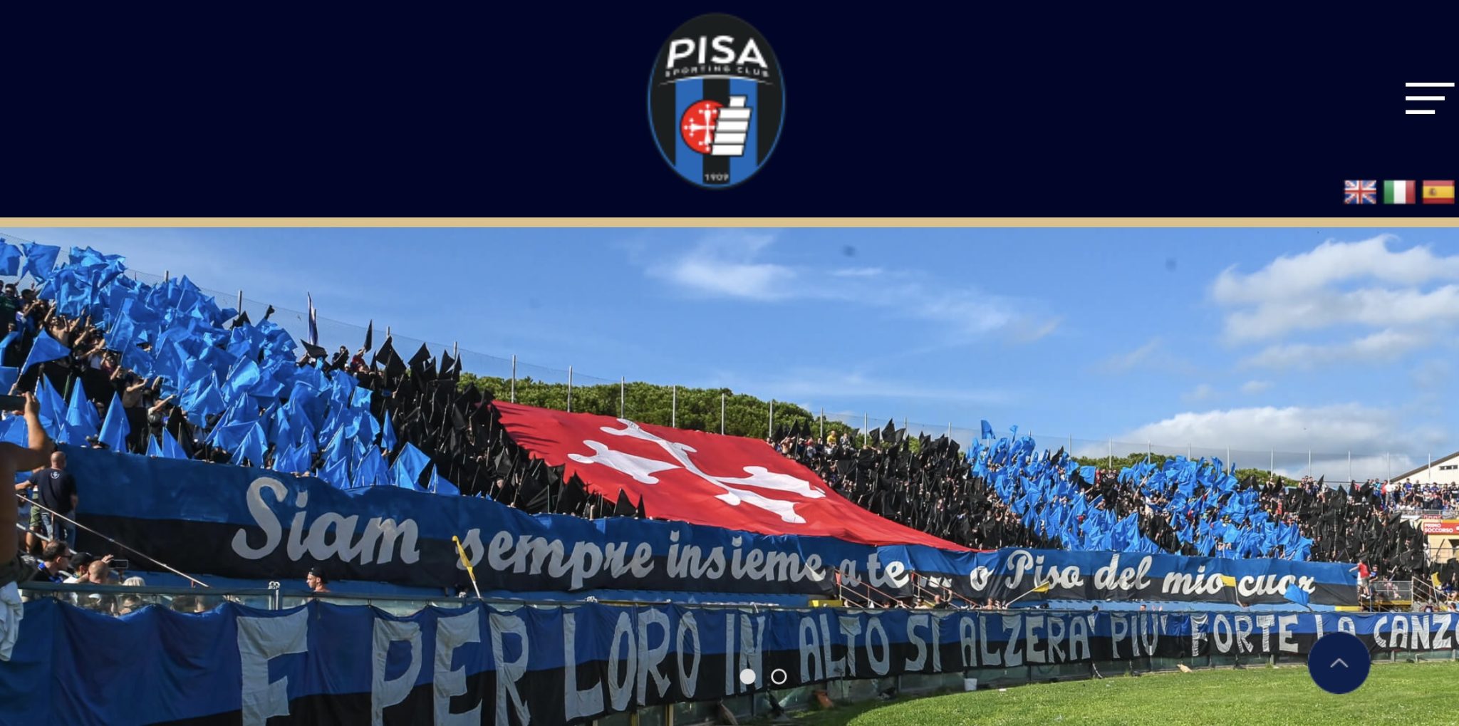 Online il nuovo sito del Pisa Sporting Club