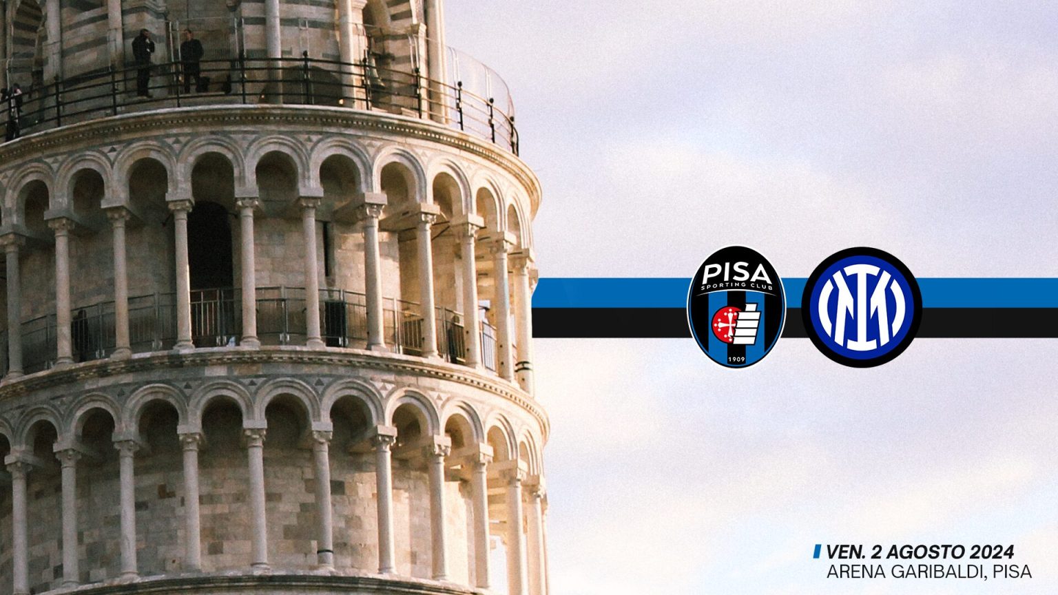 Ufficiale: Il 2 agosto amichevole Pisa-Inter all'Arena Garibaldi